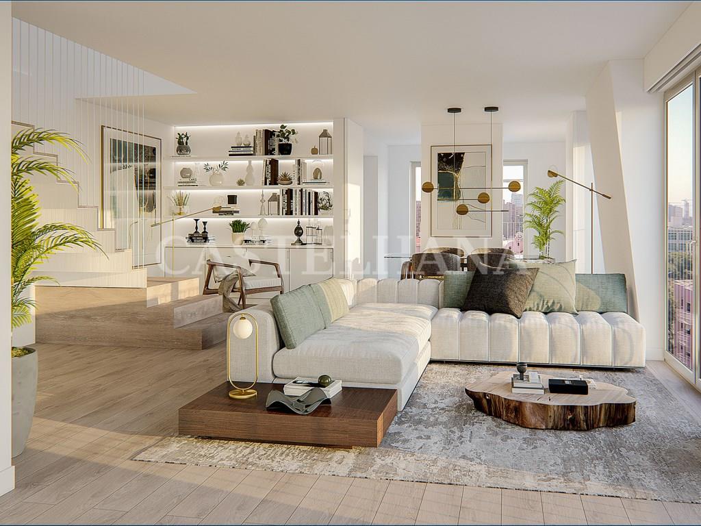 Apartamento T3 duplex com varanda inserido em novo empreendimento em Lisboa